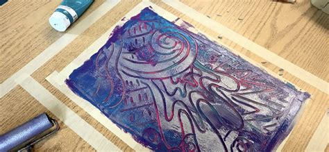 5 Different Ways To Try Monoprinting In The Art Room The Art Of Education