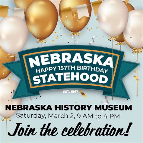 Statehood Day Nebraska State Historical Society