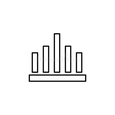 Statistics Icon Element Of Finance For Mobile Concept And Web Apps