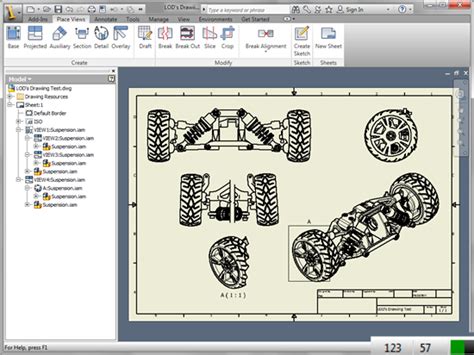 How And When To Use Autodesk Inventor Lod Reps For Assembly Drawings