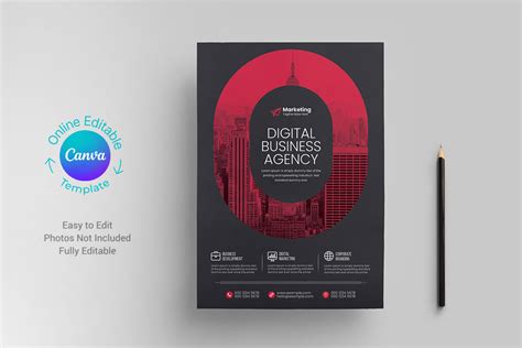 Canva Flyer Poster Design Template Graphic By Designoriel · Creative