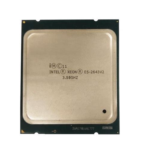 E5 2643 V2 Intel 3 50GHz Intel Xeon