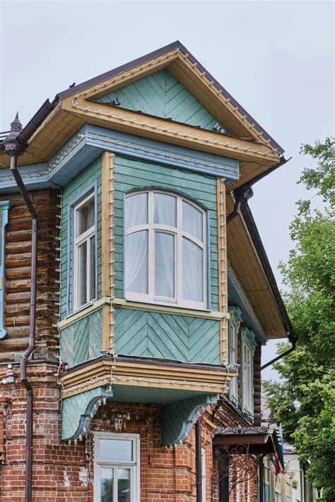 Rectangular Bay Window Characteristic Element Of Tatar House Of