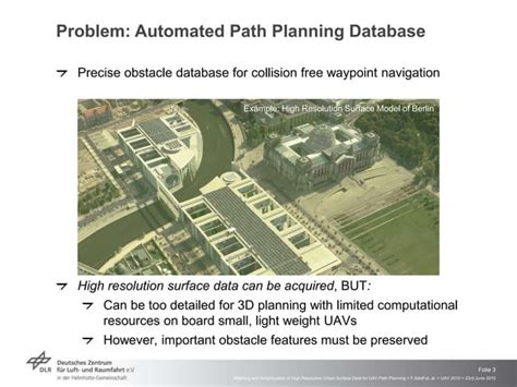 Meshing And Simplification Of High Resolution Urban Surface Data For Uav Path Planning Ppt