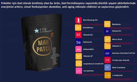 Tts Man Patch Vitamin Mineral Dünyası 90 541 923 06 06