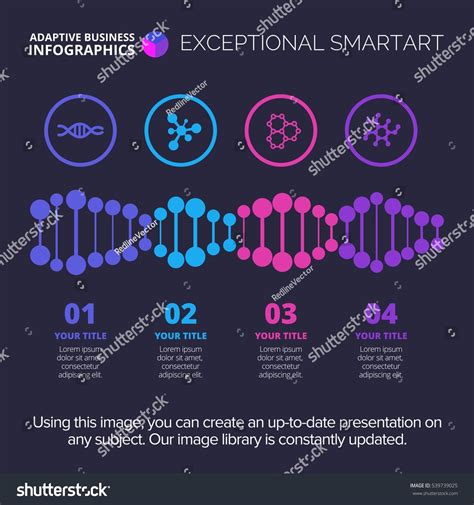 Creative Flowchart Infographic Template เวกเตอร์สต็อก ปลอดค่า