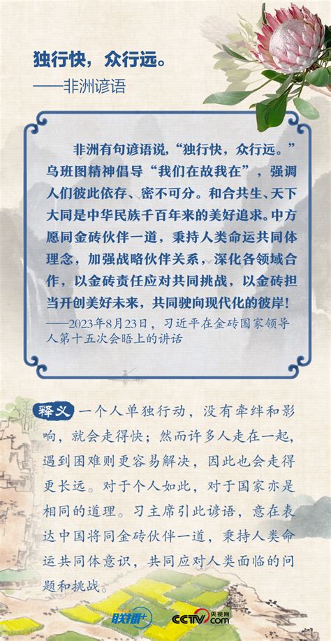 联播 2023“金砖时间” 习近平典论合作与发展 时事要闻 舜网新闻