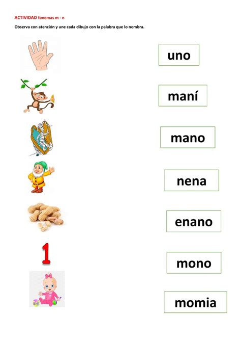 Palabras Con Fonemas M N Worksheet Words Word Search Puzzle Worksheets