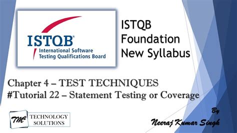 istqb foundation level 4 3 1 statement testing statement coverage white box istqb