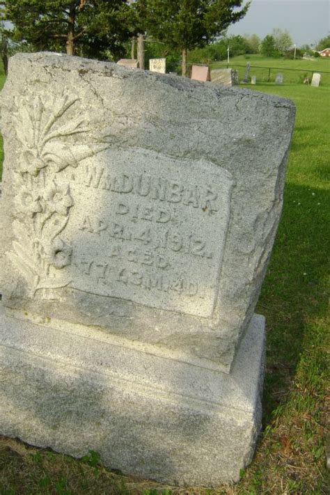 William C Dunbar 1834 1912 Find A Grave Memorial