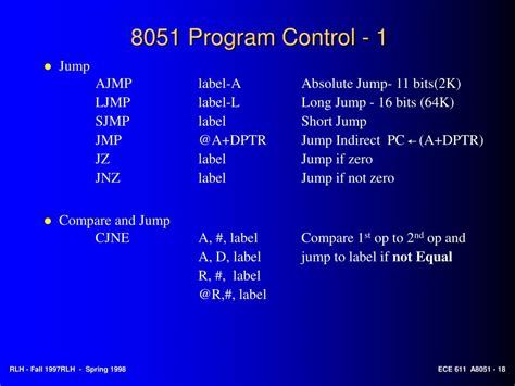 Ppt 8051 Assembly Language Powerpoint Presentation Free Download