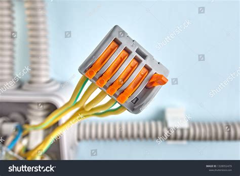 Power Distribution Terminal Block Installed Junction Stock Photo 1328952479 Shutterstock