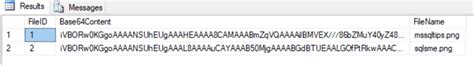 Convert Sql Server Base64 Encoded Text To Images