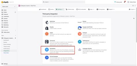 Connect RFQ Form Data To Sendinblue