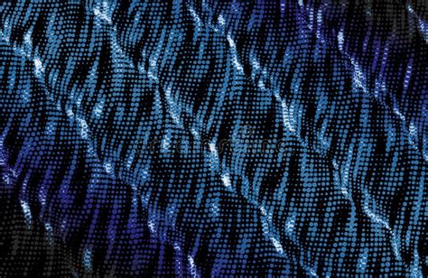 Abstract Wave Points Background Wavy Structure With Dots Vector Illustration Stock Vector