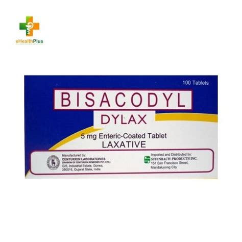 Bisacodyl Prelax Dylax 5mg Enteric Coated Tablet Ehealthplus