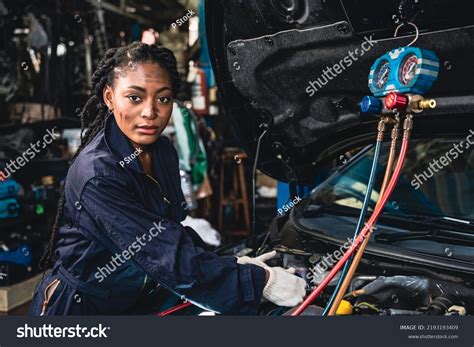 Professional Female Mechanic Analyzing Problem By Stock Photo Shutterstock