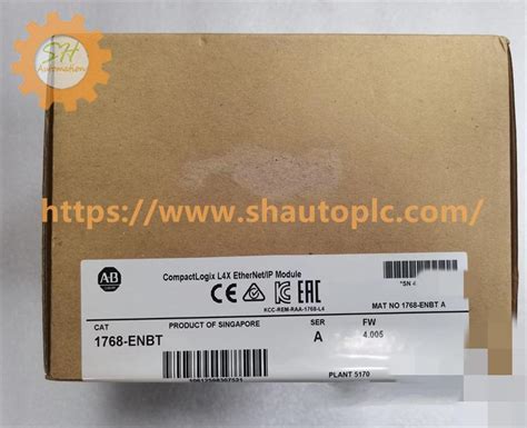 Allen Bradley 1768 Enbt Ethernet Ip Communicatins Interface Module 1768enbt