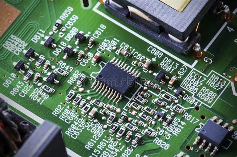 Abstract Microchip In Circuit Board Computer Stock Image Image Of Microchip Green 118466815