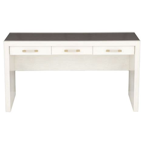 Libby Langdon Hillside Desk Smoked Stone Ash Solids France And Son