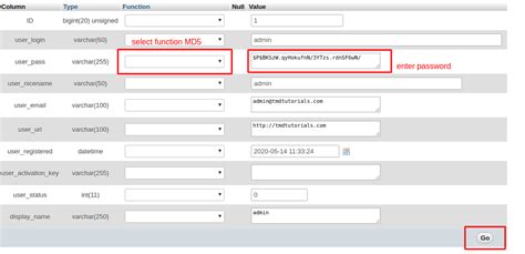 How To Reset Wordpress Admin Password Tmdhosting