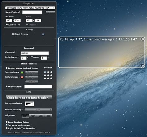how to use geektool to truly make your mac your own