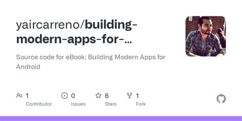 github yaircarreno building modern apps for android code source code for ebook building