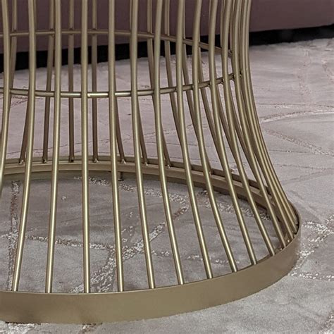 Rothbury Champagne And White Round Coffee Table Rowen Homes