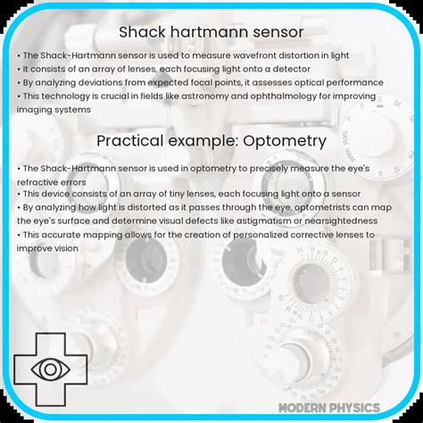 Shack Hartmann Sensor Precision Wavefront Analysis Adaptation