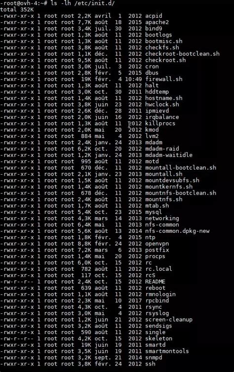 Comment Fonctionnement Les Services Init D Linux Sysv Init