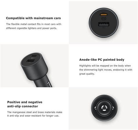 Xiaomi W Car Charger Usb A Type C Dragon Xiang