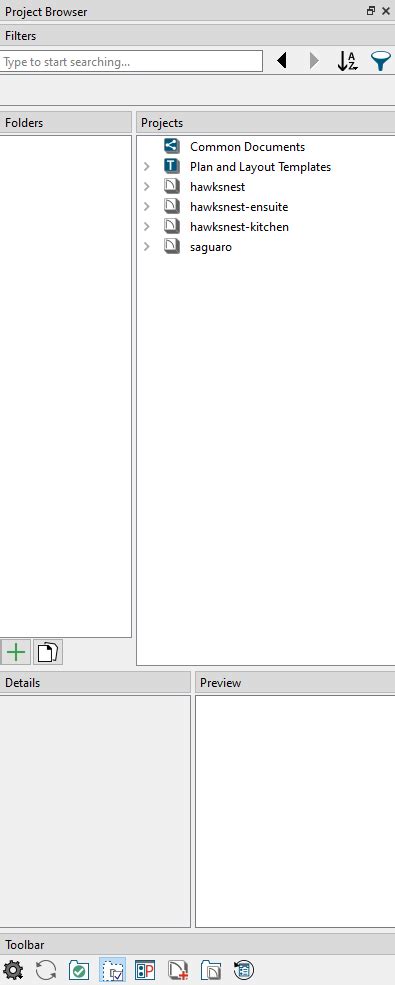 Working With The Project Browser Using Project Management