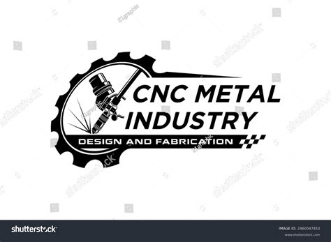 Computer Numerical Control Machine Cnc Logo Stock Vector Royalty Free 2460047853 Shutterstock