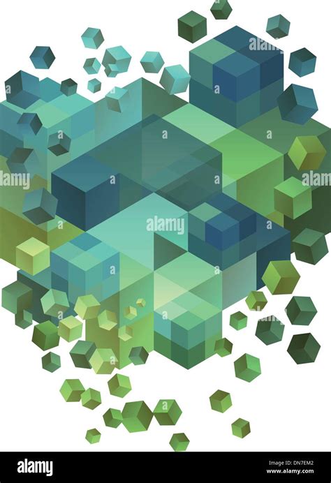 Abstract 3d Cubes Vector Stock Vector Image And Art Alamy