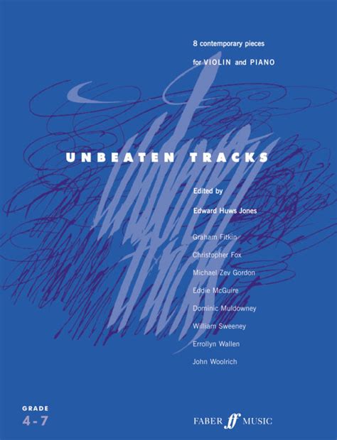 Huws Jones Edward Unbeaten Tracks Violin And Piano Faber Music