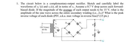 Solved The Circuit Below Is A Complementary Output