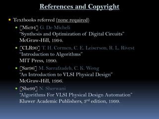 Vlsi Physical Design Automation On Partitioning PPTX