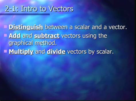 2 1 Intro To Vectors Ppt