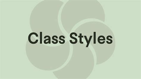 Class Styles Yogaworks