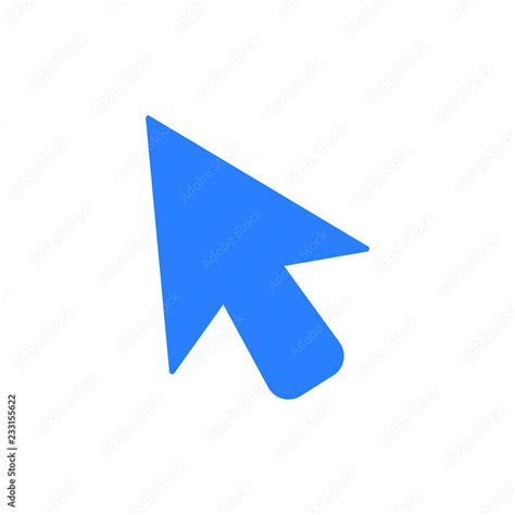 Mouse Cursor Symbol Vector Arrow Click Pointer Illustration Isolated Stock Vector Adobe Stock