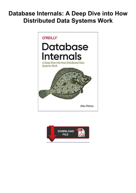 Pdfread Database Internals A Deep Dive Into How Distributed Data Systems Work