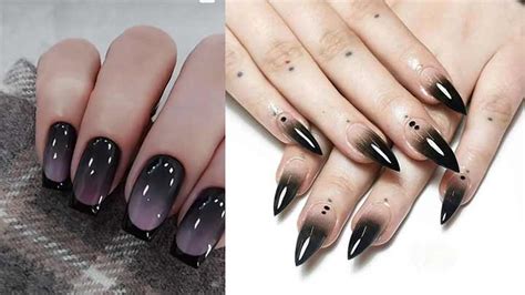 42 طرح ناخن بیبی بومر مشکی؛ کلاسیک و مدرن مجله اکالا