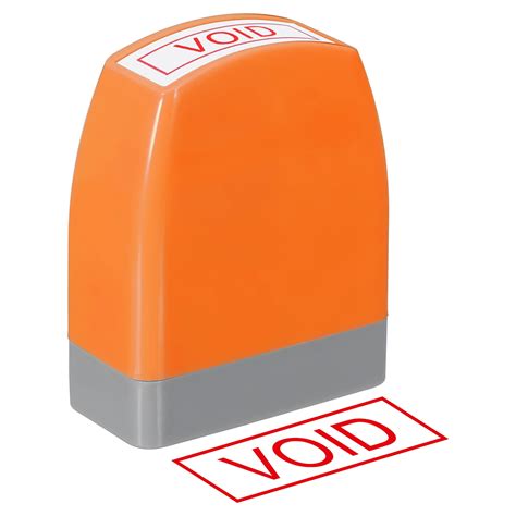 Void Notice Stamp Self Inking Red Ink Office Stamps Pre Inked Message