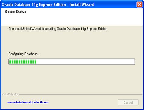 Como Instalar Oracle Database 11g R2 Express Edition Xe Tu Informática Fácil