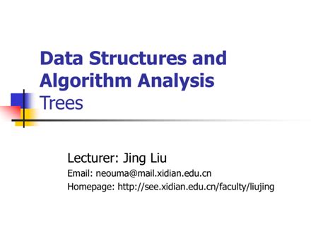 Data Structure And Algorithm Analysis Part 2