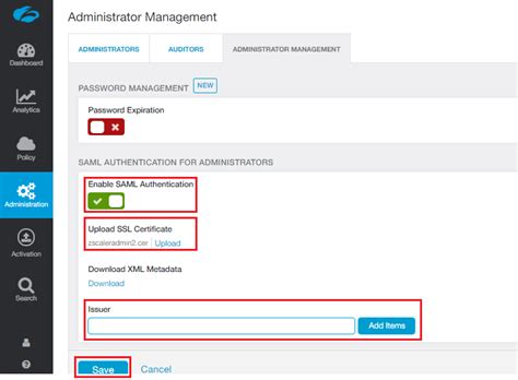 Configurar O Administrador De Acesso à Internet Do Zscaler Para Logon único Com A Id Do