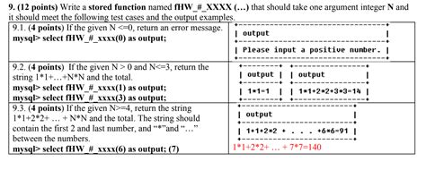 9 12 Points Write A Stored Function Named