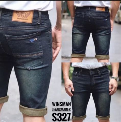 กางเกงยีนส์ขาสั้นชาย สีสนิม ทรงเดฟ ผ้ายืด เป้าซิป Size 28 36 พร้อมจัดส่ง Tandbshop Thaipick