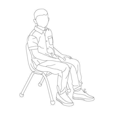 Sitting People Outline Images Free Download On Freepik