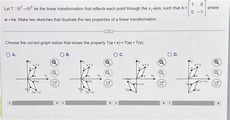 Solved 1 0 2 Let T R² →r² Be The Linear Transformation